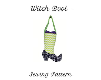 Witch Boot Pattern - Etsy
