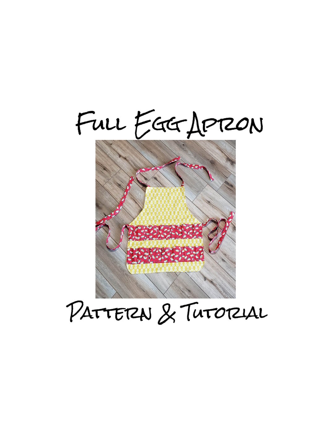 Egg Apron Sewing Pattern and Tutorial - Etsy