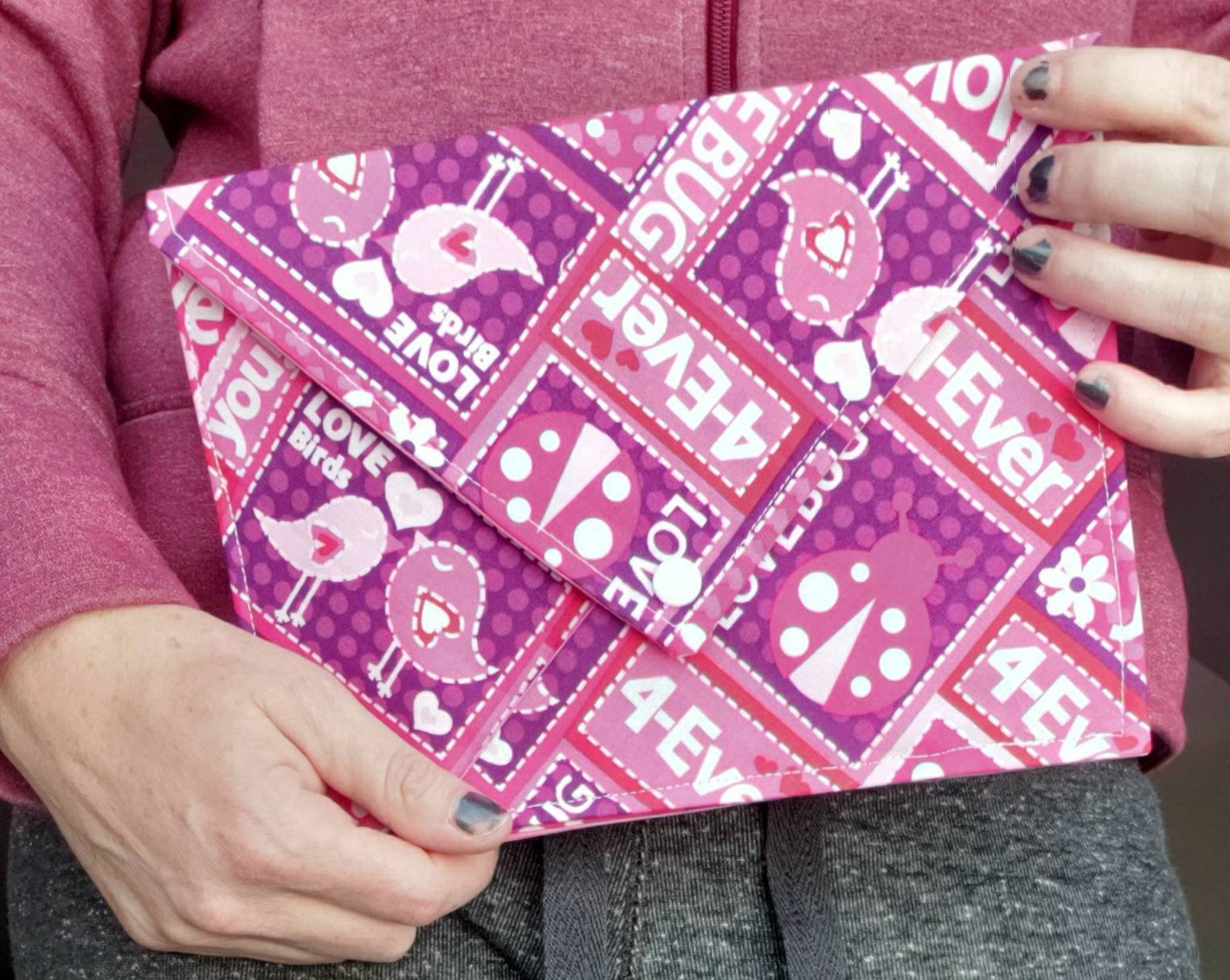 Fabric Envelope Sewing Pattern and Tutorial PDF 3 SIZES - Etsy