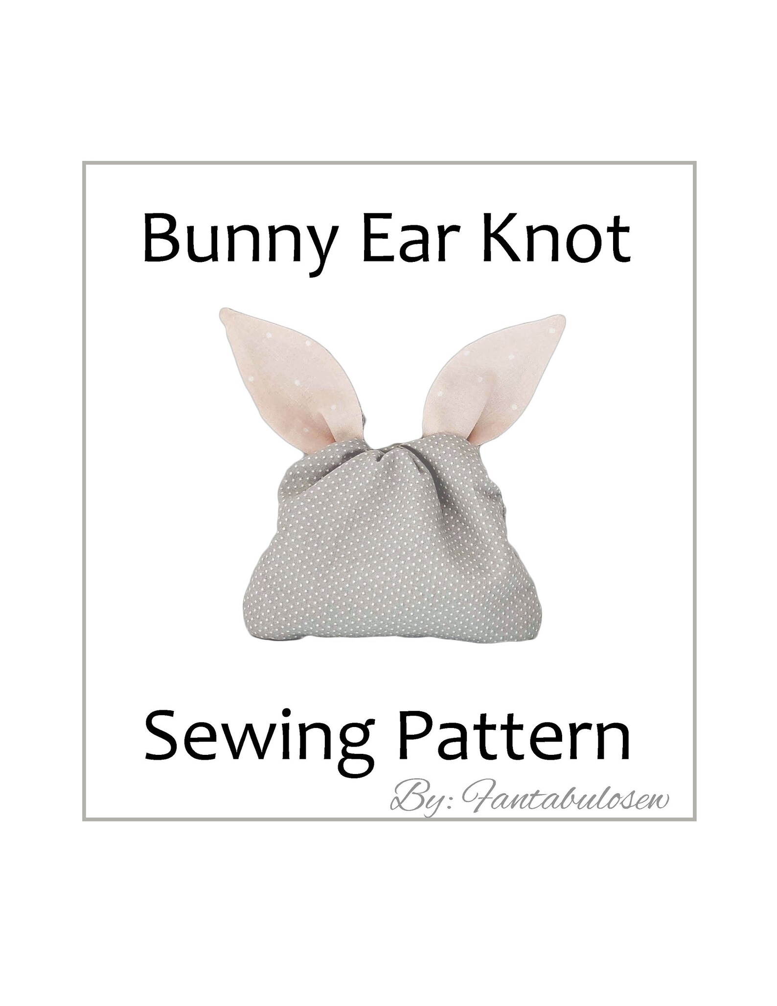 Bunny Ear Bag Sewing Pattern PDF - Etsy UK