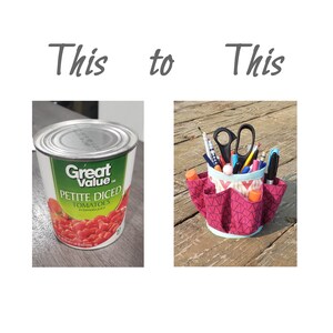 Can Cover Organizer Sewing Pattern and Tutorial - Etsy