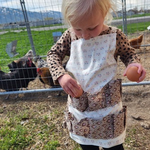 Kids' Egg Gathering Apron Sewing Pattern – Instant Download - Etsy