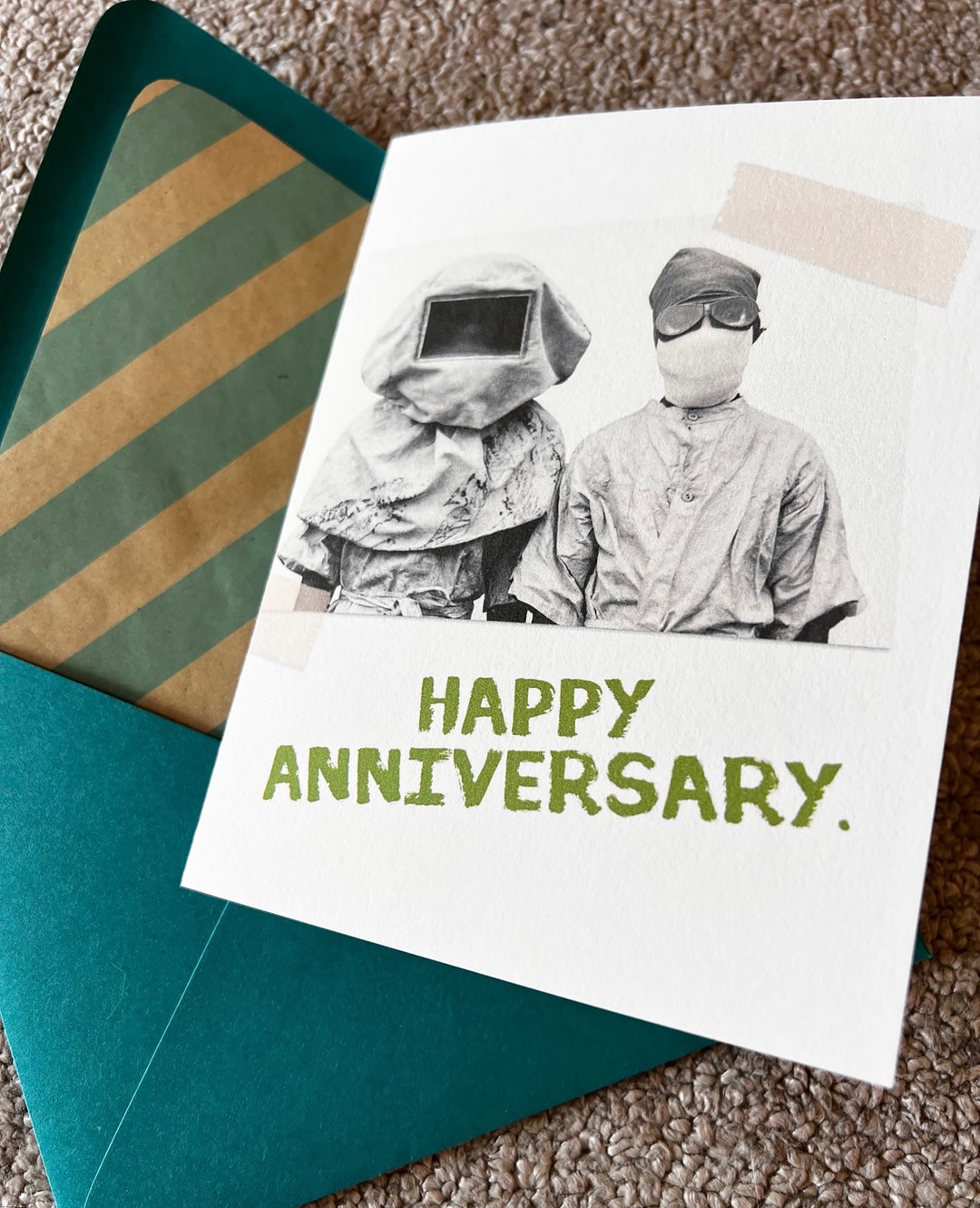 Modern Day Anniversary Card - Etsy