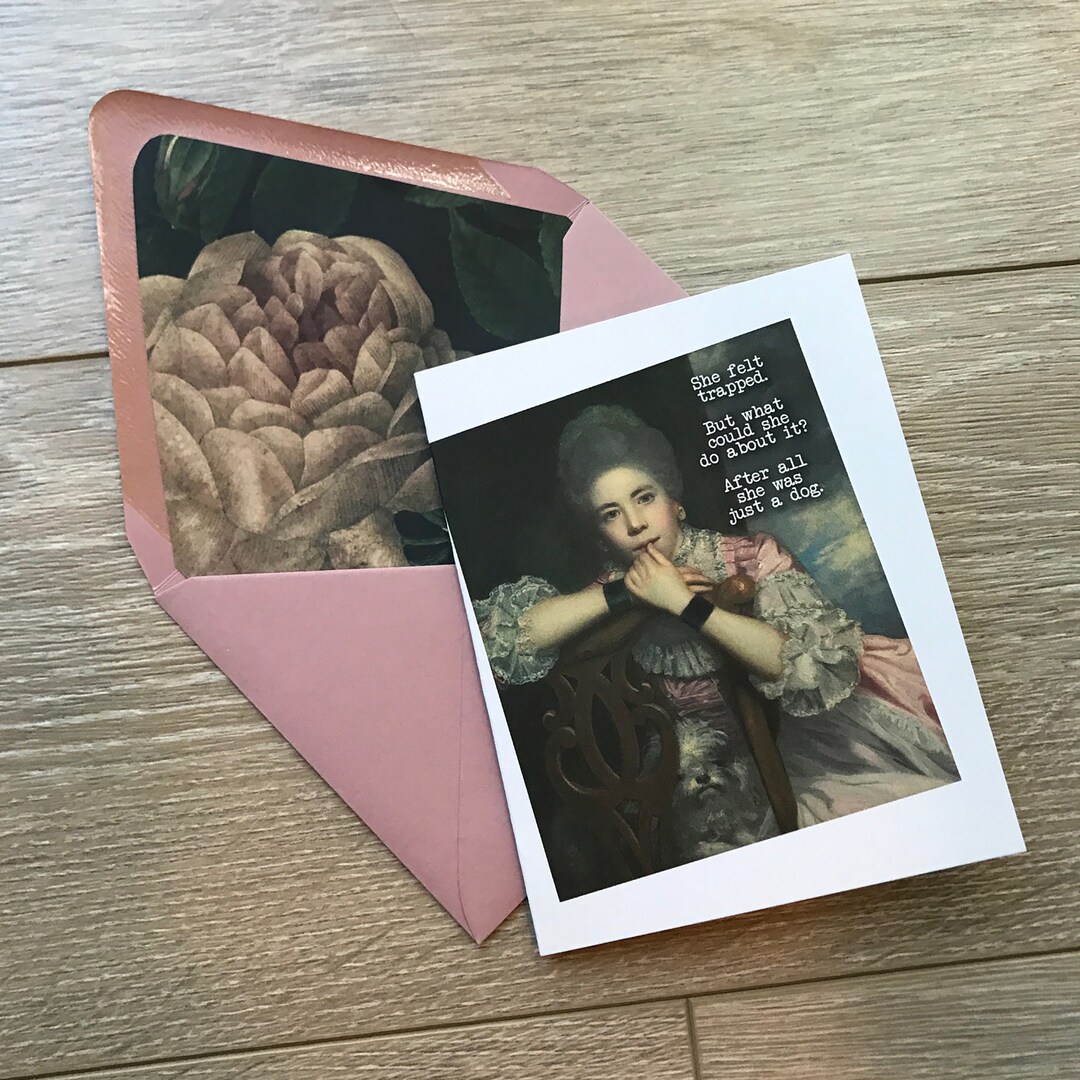 Funny 'trapped' Greeting Card for Dramatic Friend - Etsy