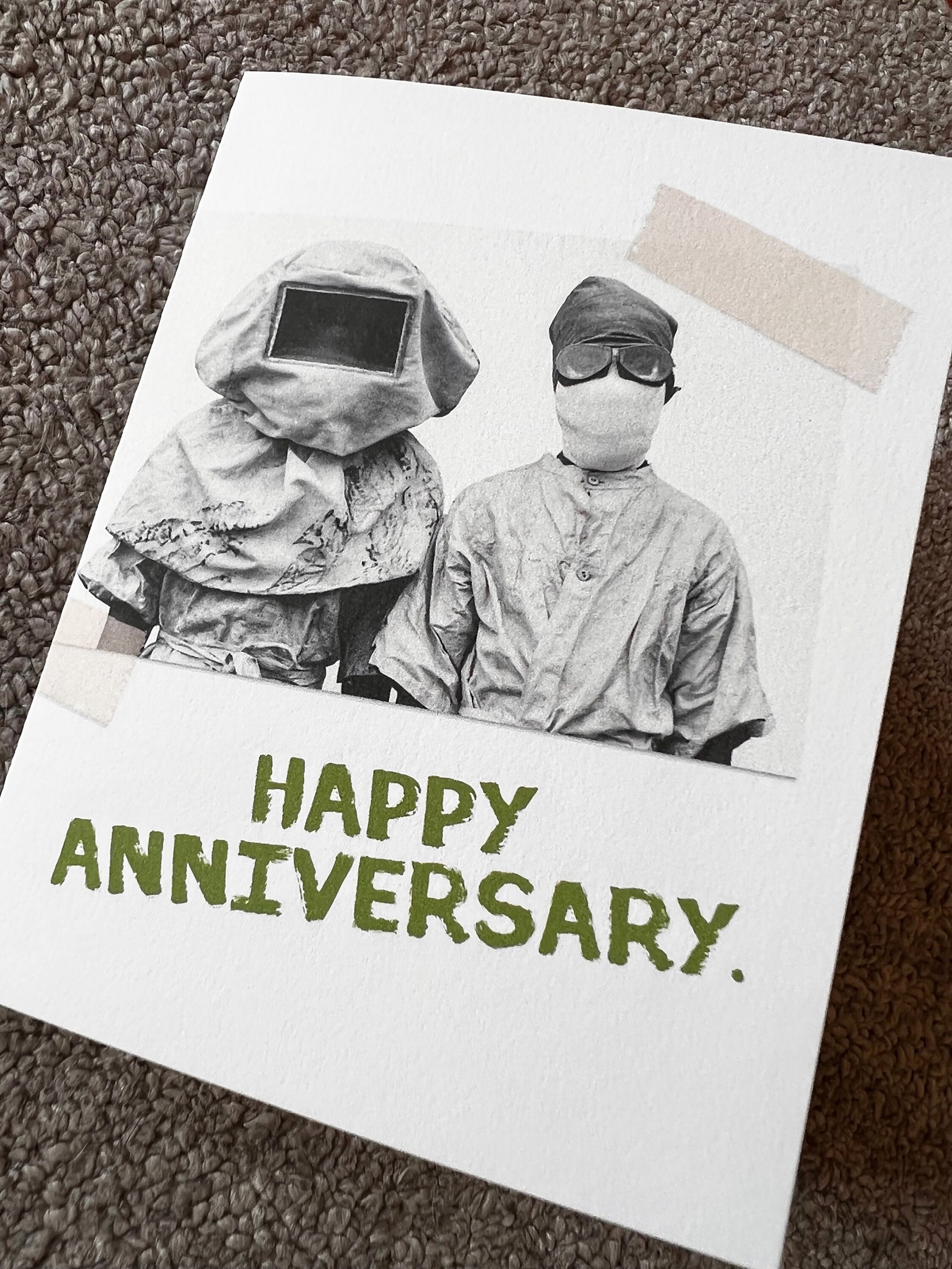 Modern Day Anniversary Card - Etsy