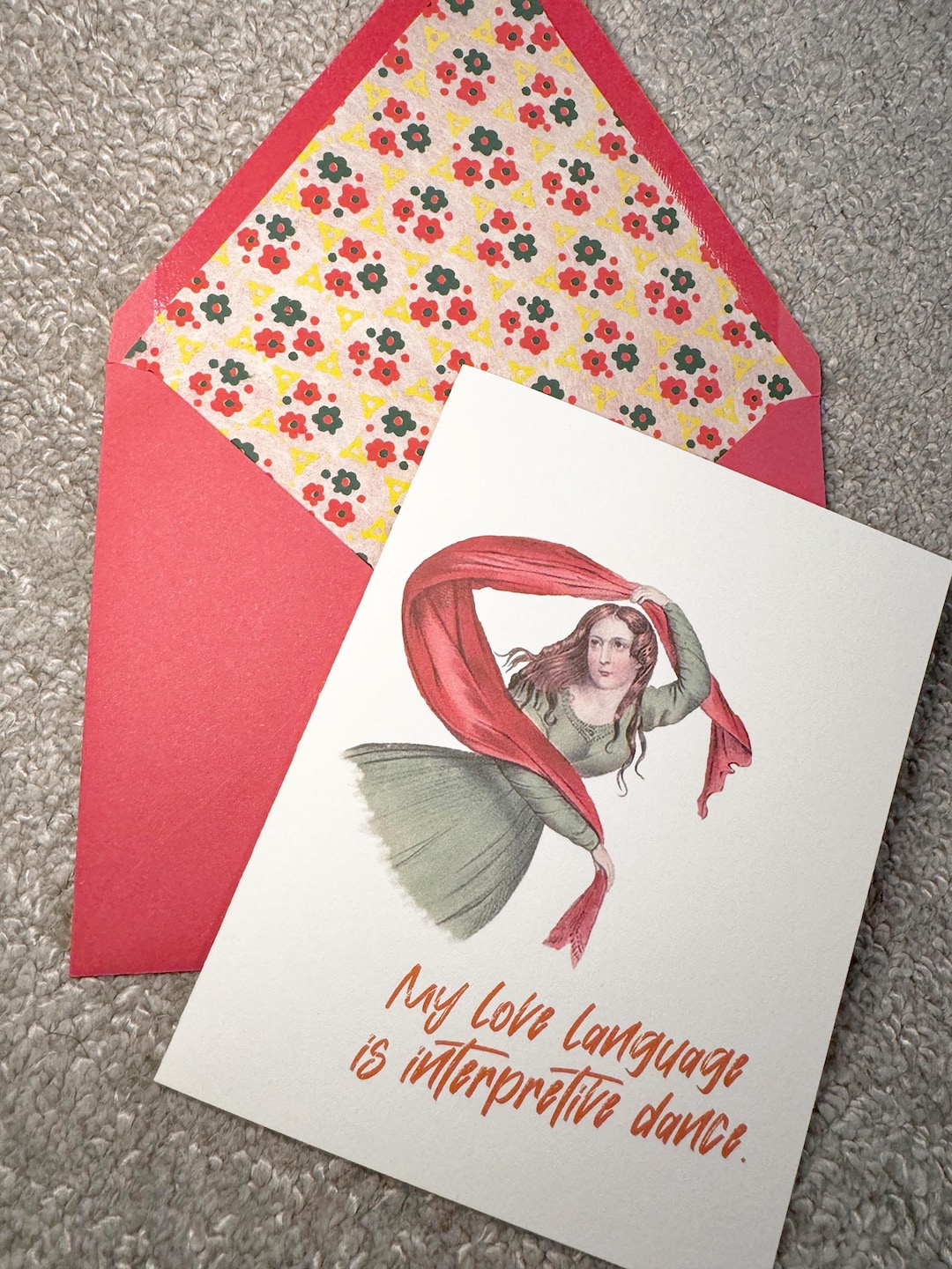 Interpretive Dance Card - Etsy