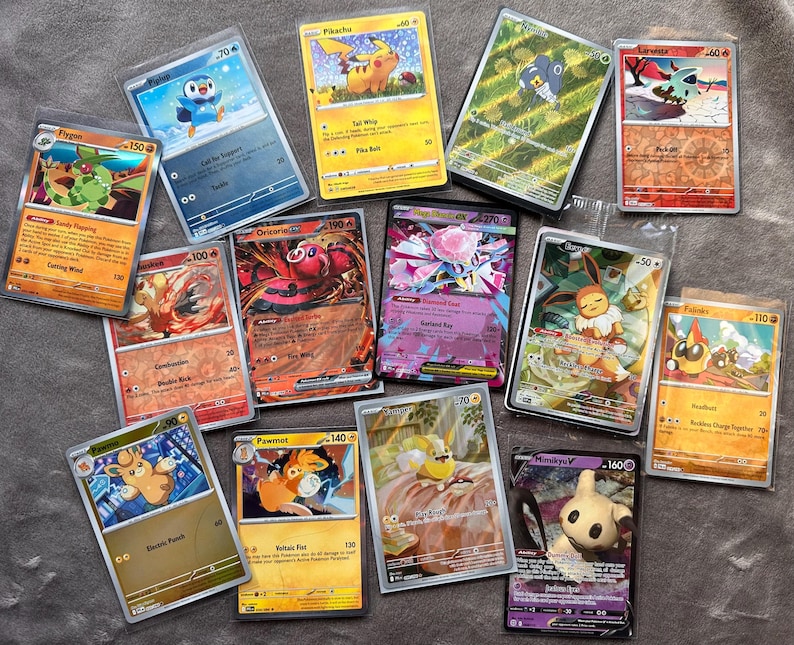 Cute Pokémon Card Bundle | 25 Cards - Etsy