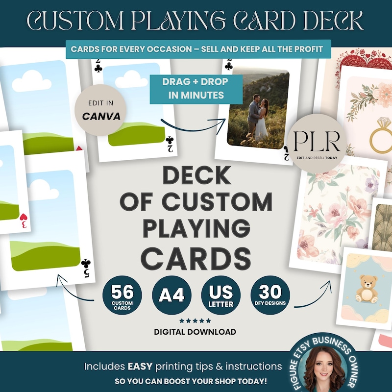 Playing Card Back Designs - Etsy