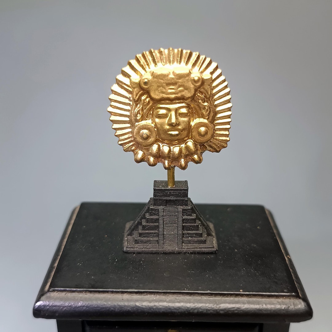 Inca Sun Disk Miniature. Inti Solar Relic Inspired Pre Columbian ...