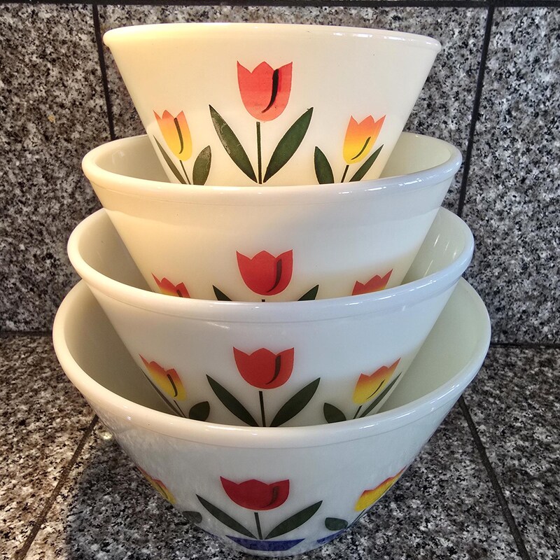 Fire King Tulip - Etsy