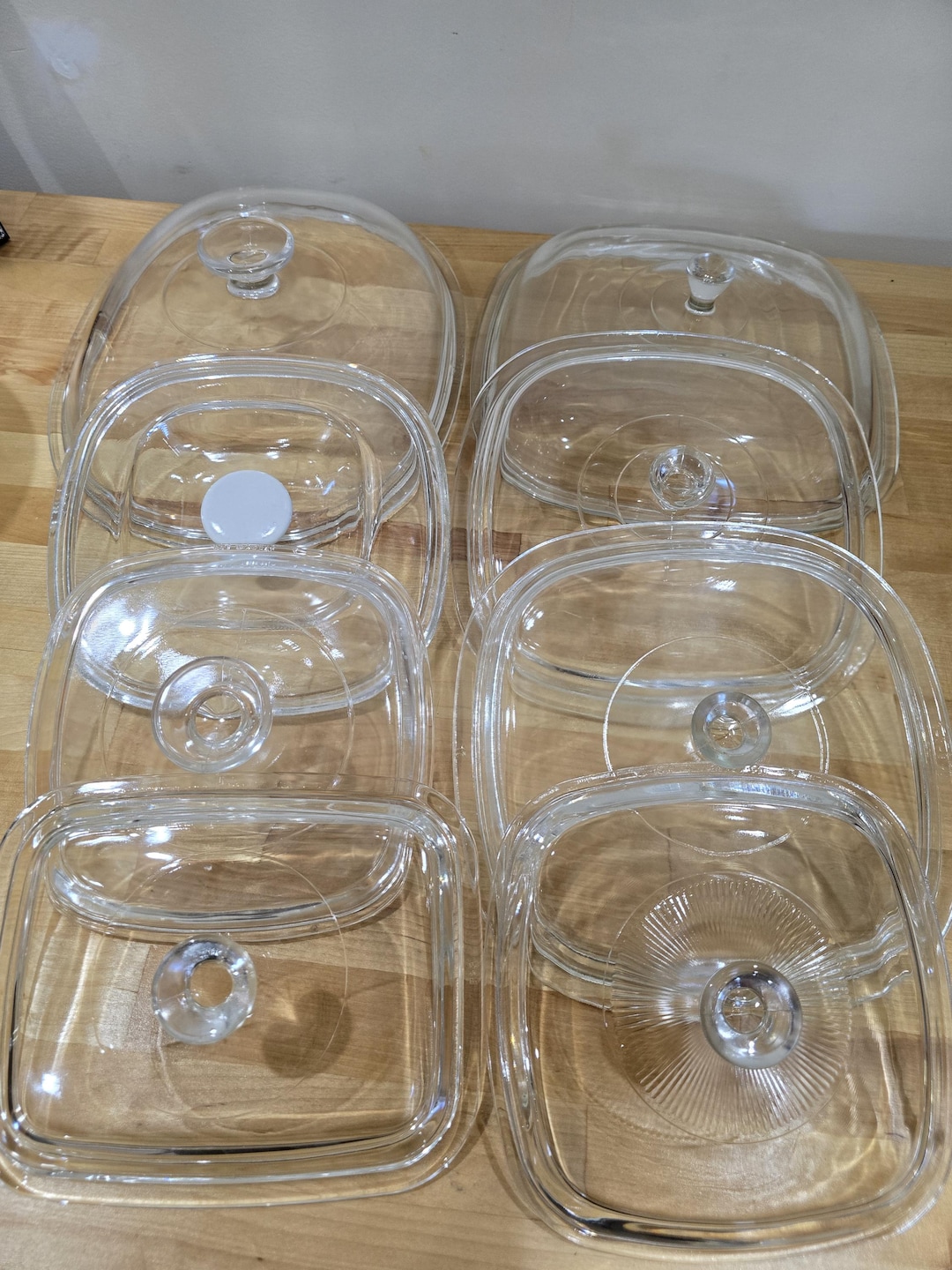 Choice of Vintage Pyrex Corning Clear Glass Replacement Lid Lids - Etsy