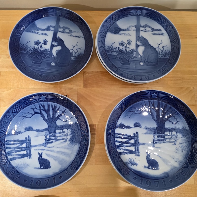 1970s Porcelain Plates - Etsy UK