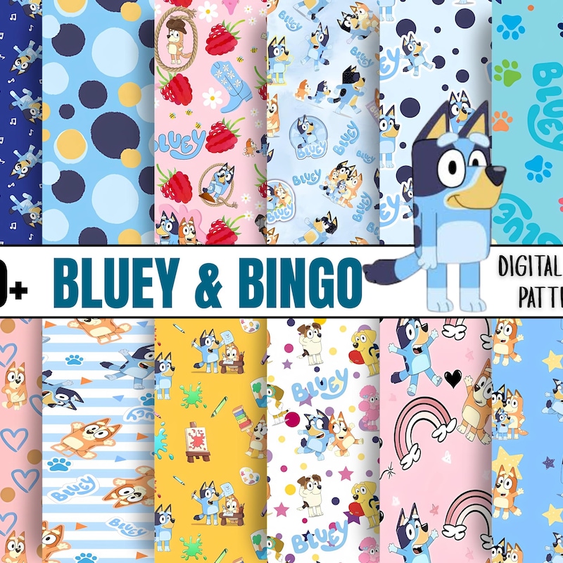 Bluey Print Decor - Etsy UK