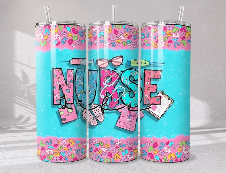 50+ Nurse Life Tumbler Wrap Bundle, Medical Sublimation Designs ...