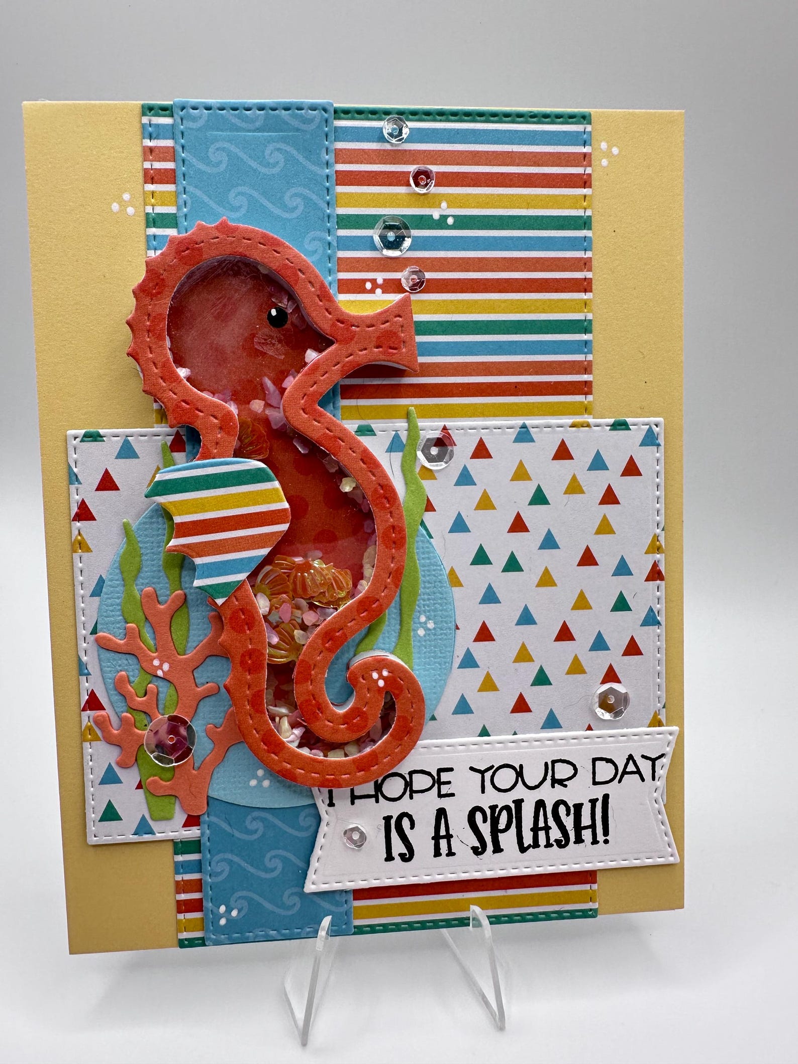 Summer Shaker Cards (10 Styles Available) - Etsy