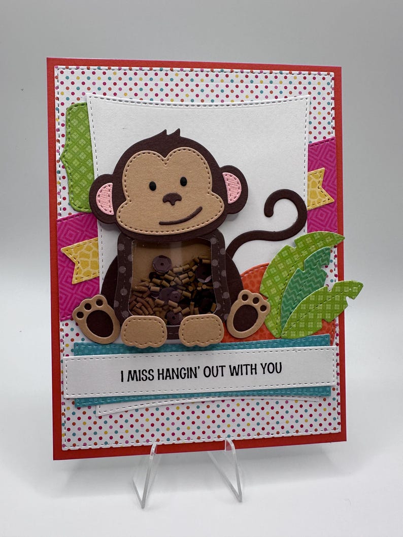 Cute Safari Animal Shaker Cards (9 Styles Available) - Etsy