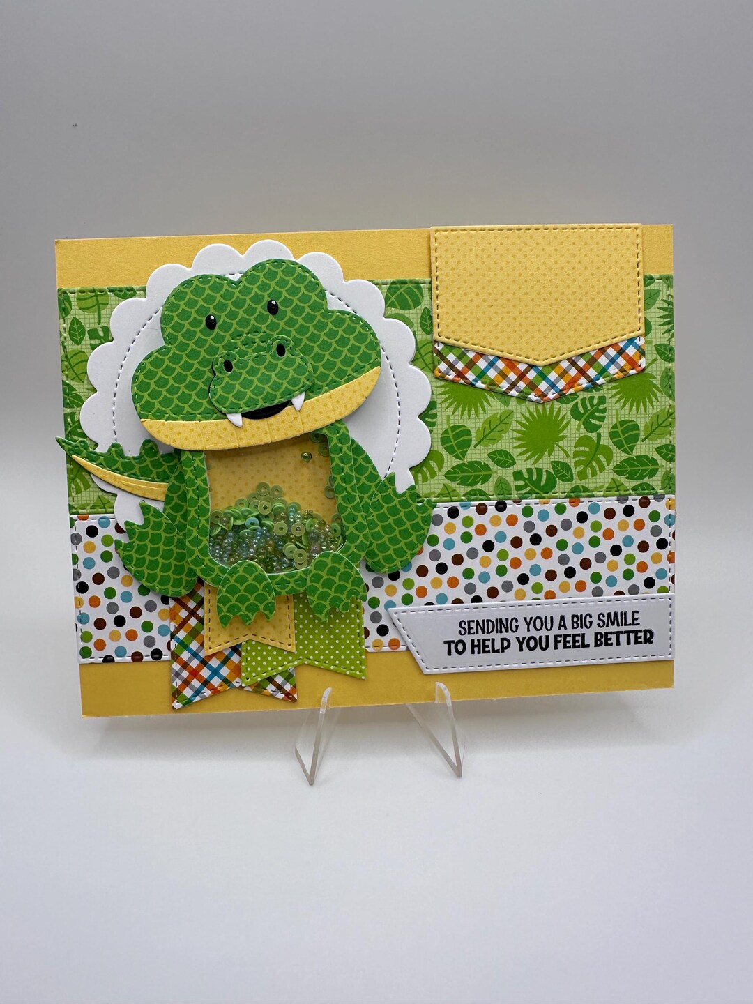 Cute Safari Animal Shaker Cards (9 Styles Available) - Etsy