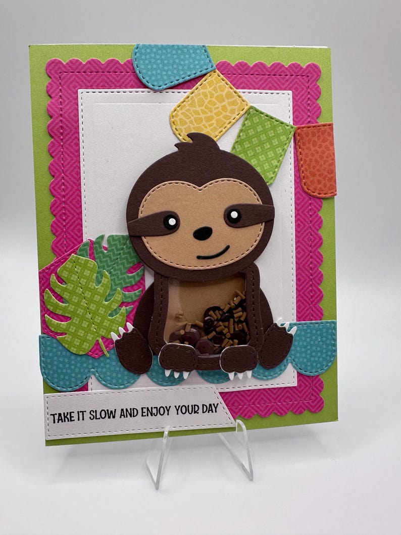 Cute Safari Animal Shaker Cards (9 Styles Available) - Etsy