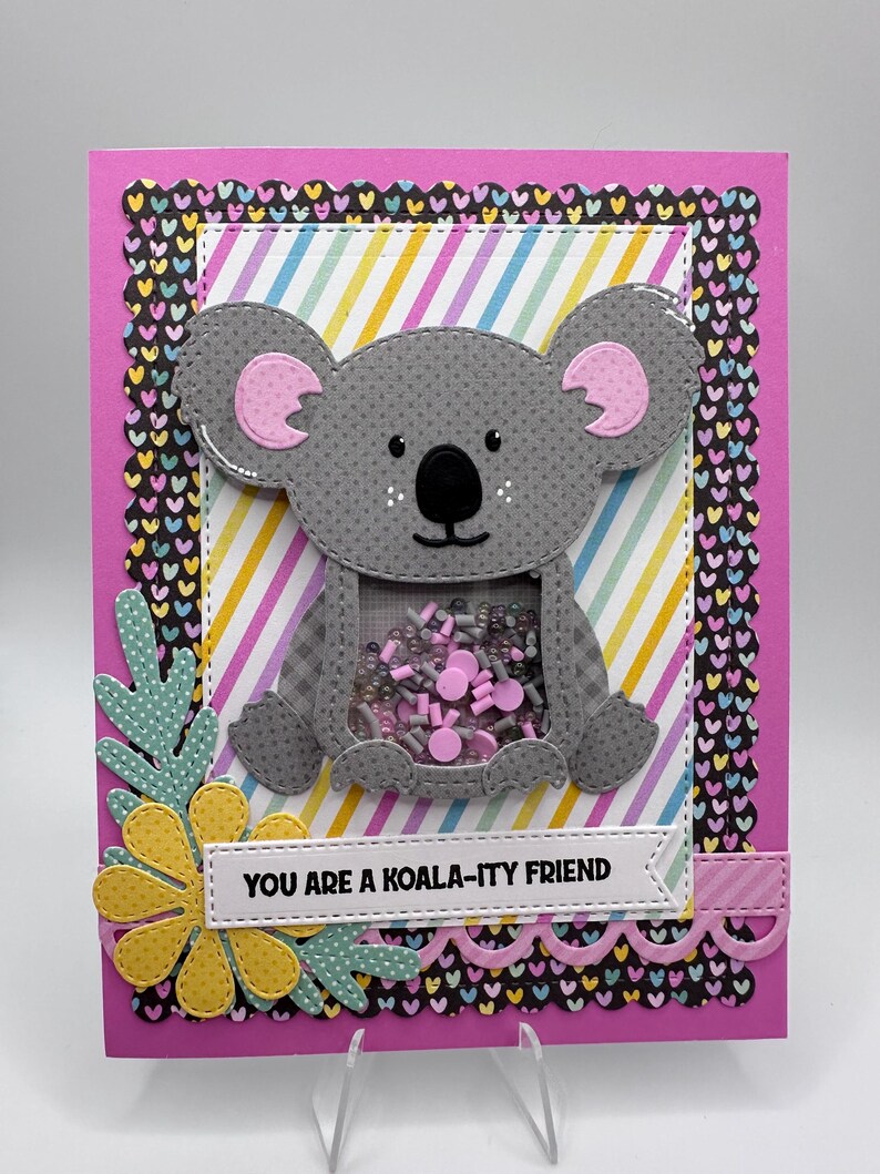 Cute Safari Animal Shaker Cards (9 Styles Available) - Etsy