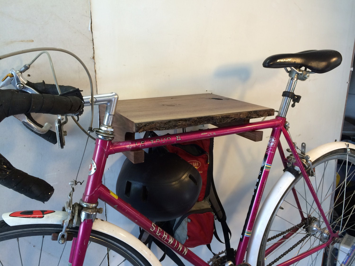 Live Edge Walnut Bike Rack. Shipping Included. | Etsy