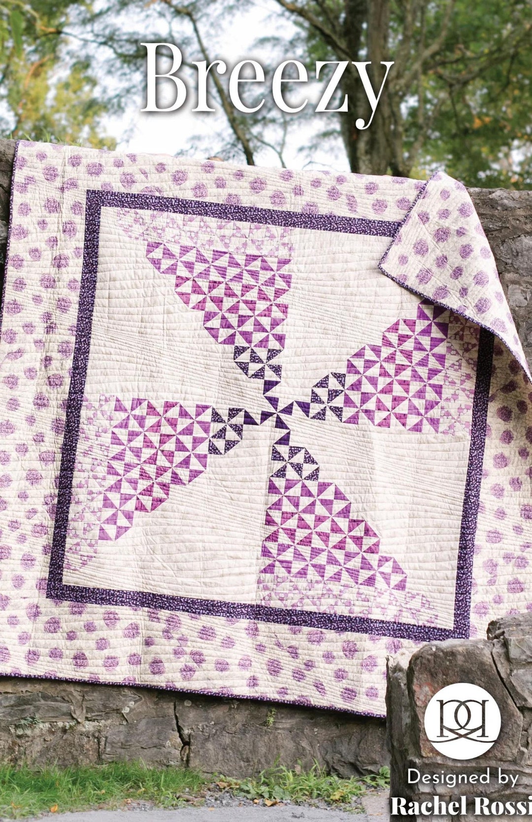 Modern Quilt Pattern: Breezy | Pinwheel Quilt Pattern PDF, Easy Quilt ...