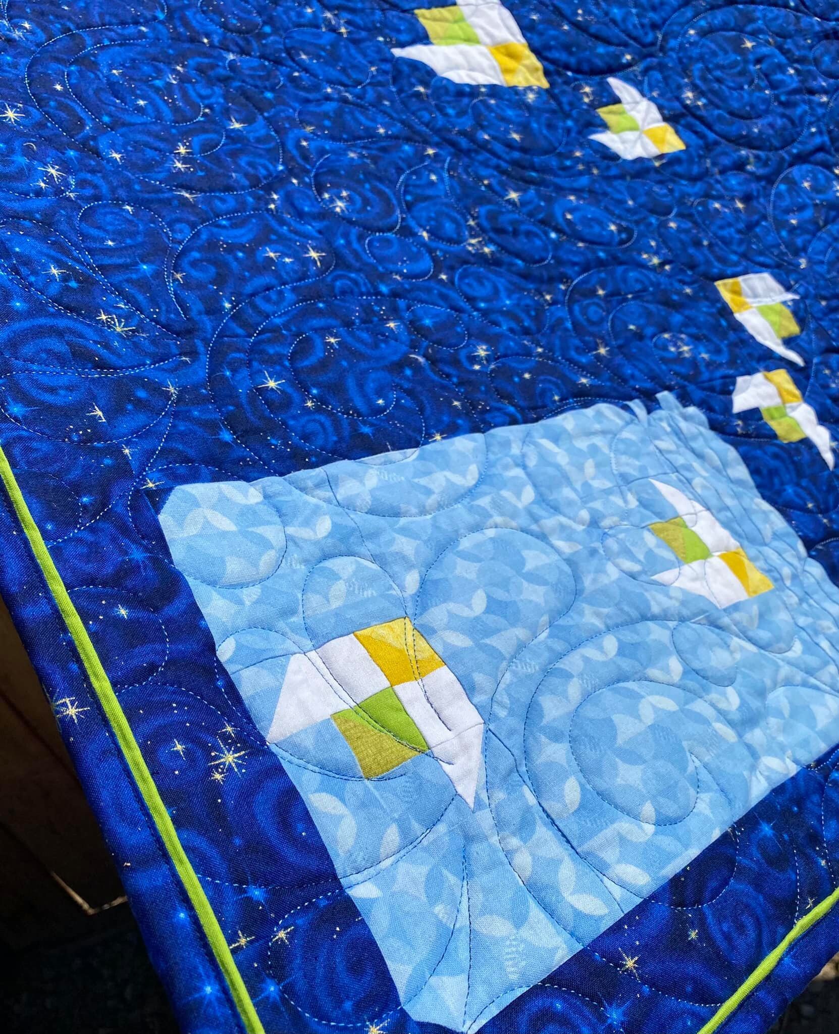 Summer Quilt Pattern PDF: Firefly Quilt Pattern, Animal Quilt Pattern ...
