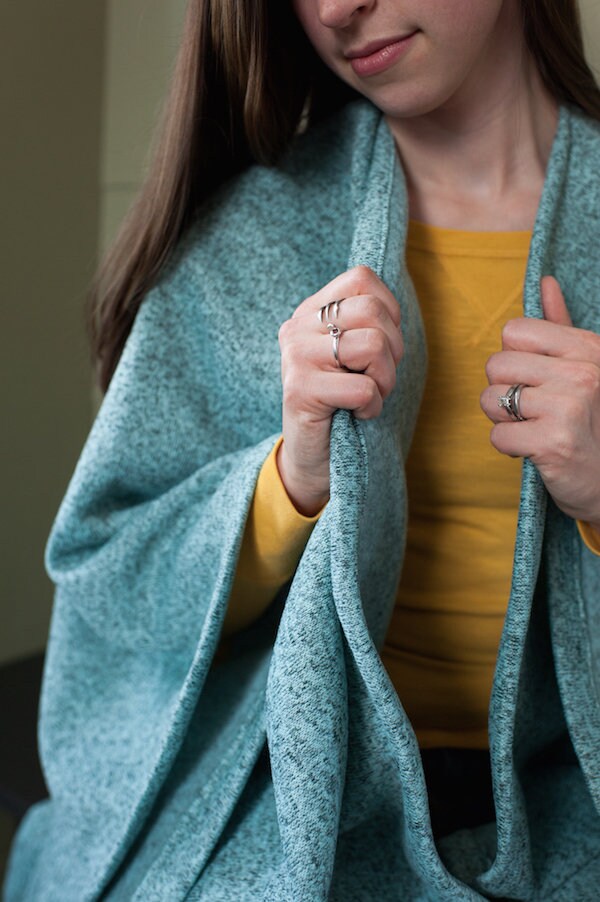 Shawl Sewing Pattern | Easy Beginner Sewing Pattern Cape, Fashion Wrap ...