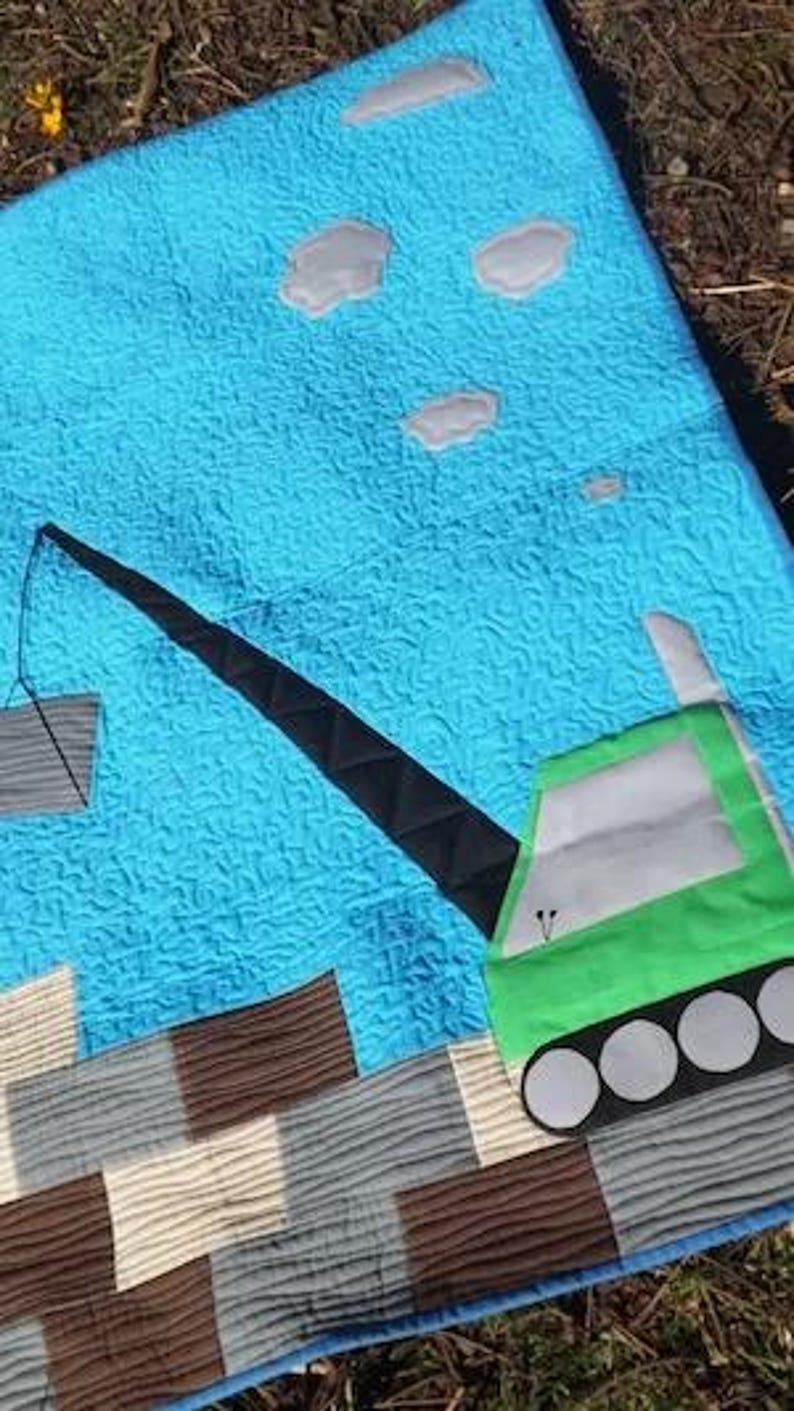Quilt Pattern Baby Boy Quilt: Construction Quilt Pattern Baby Quilt ...
