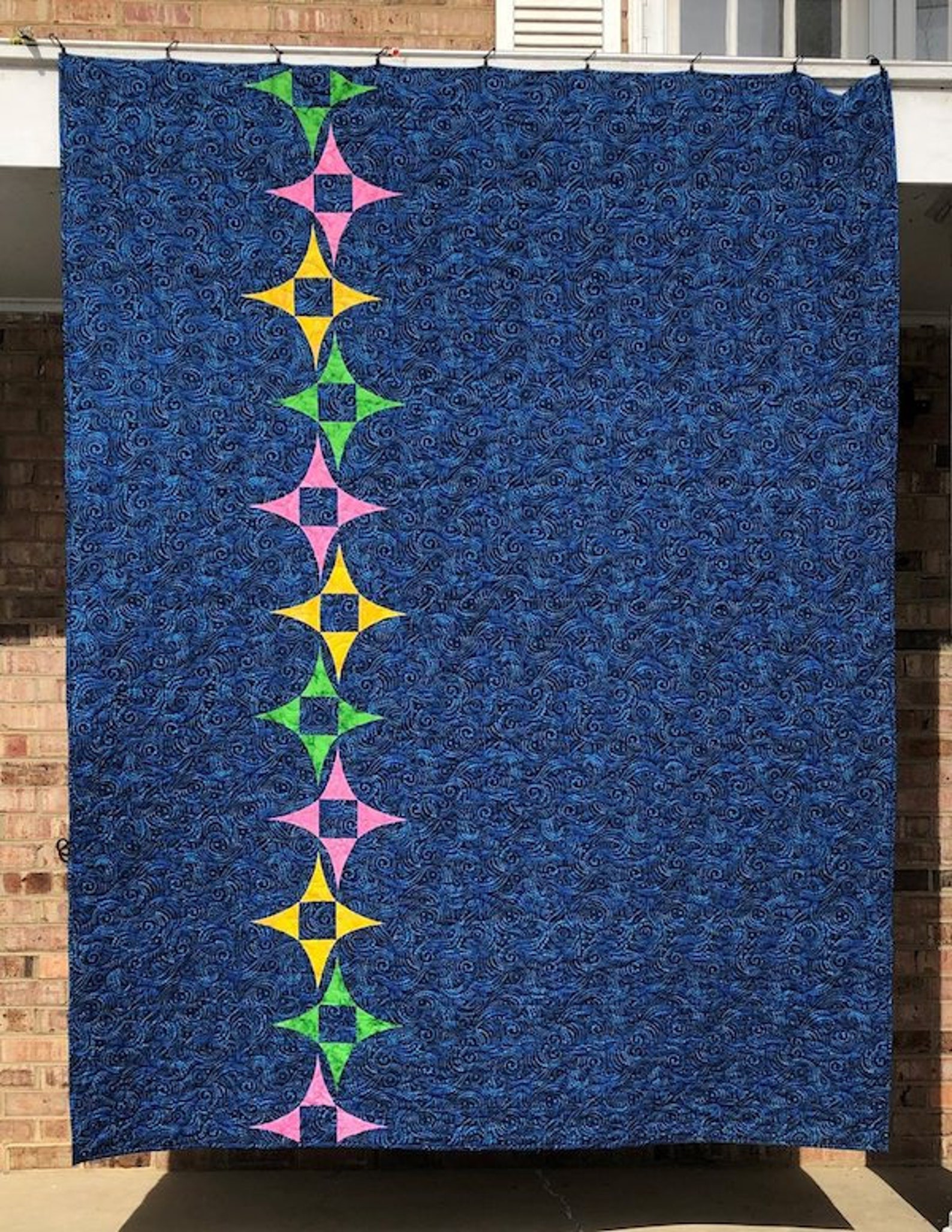 Starline Curved Quilt Instant Download PDF Quilt Pattern Etsy
