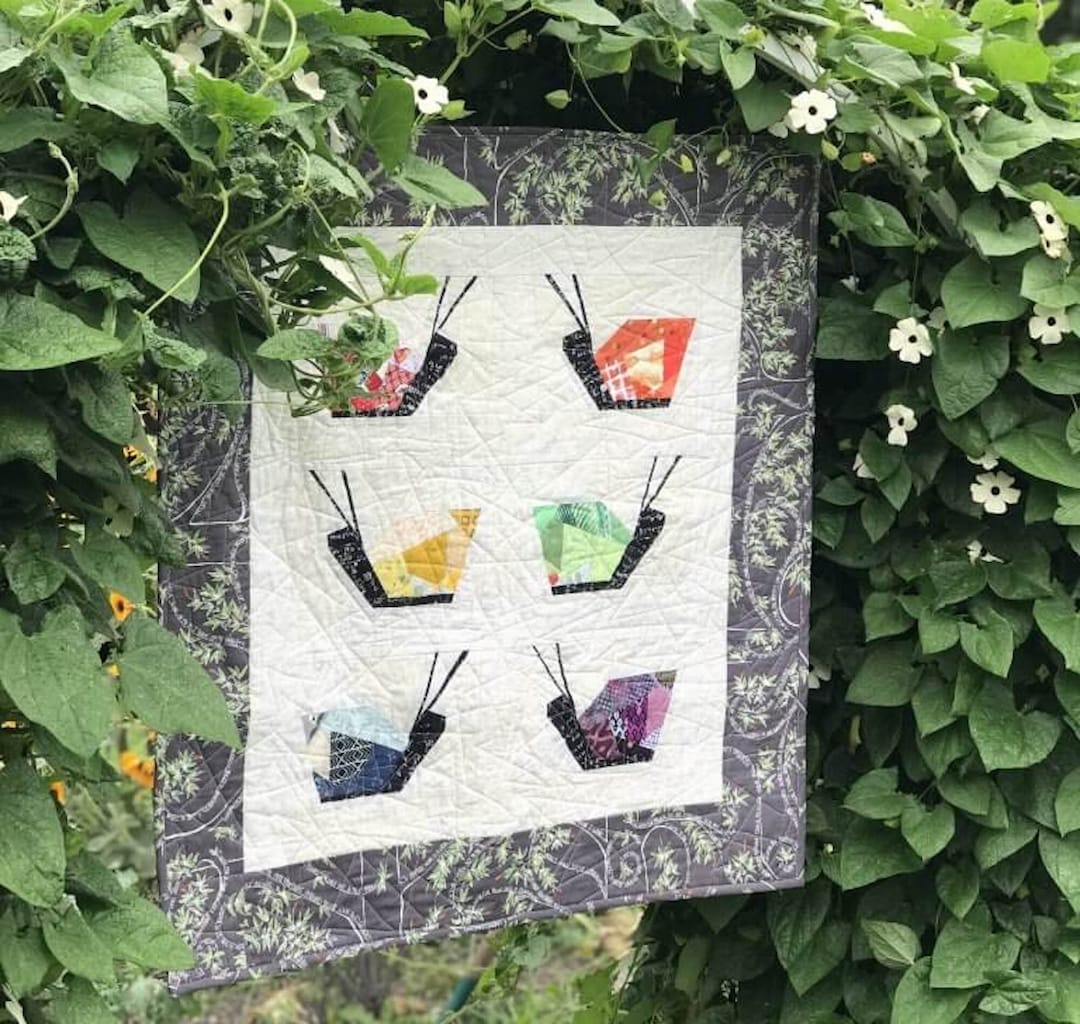 Snail's Pace | Bug Quilt | Snail Quilt | Instant Download PDF Quilt ...