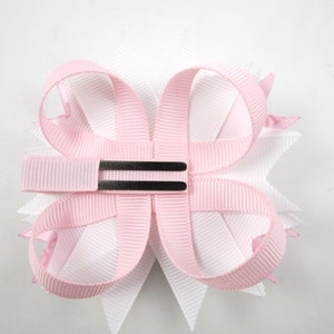 Pink Princess Hair Bow Pink and Grey Hair Bow Gray Hair | Etsy