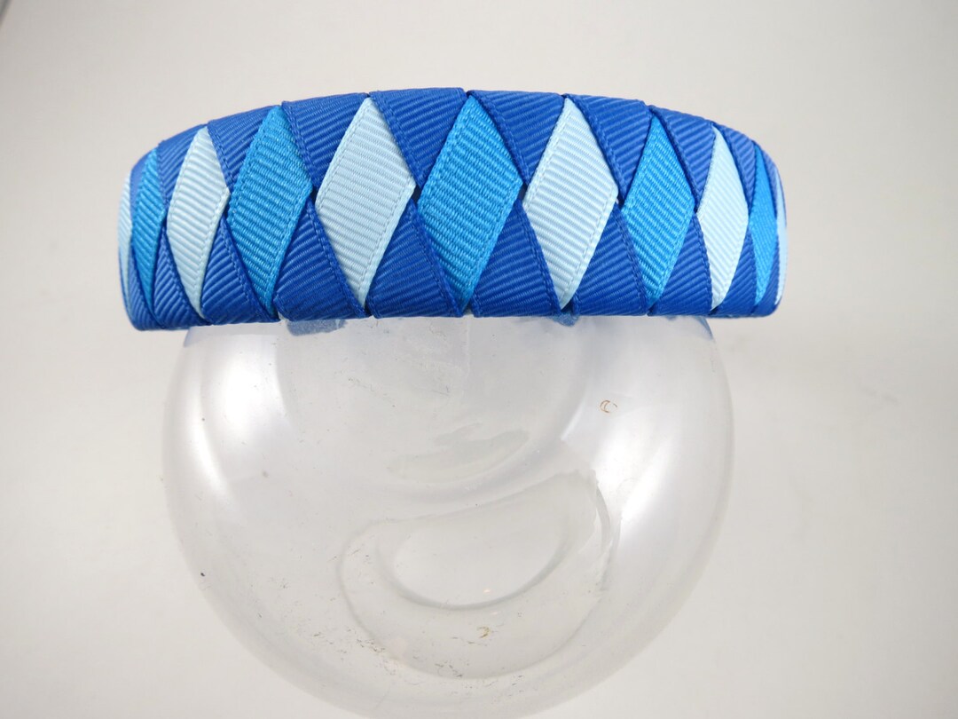 Royal Blue, Turquoise & Light Blue Headband, Blue Headband, Turquoise ...