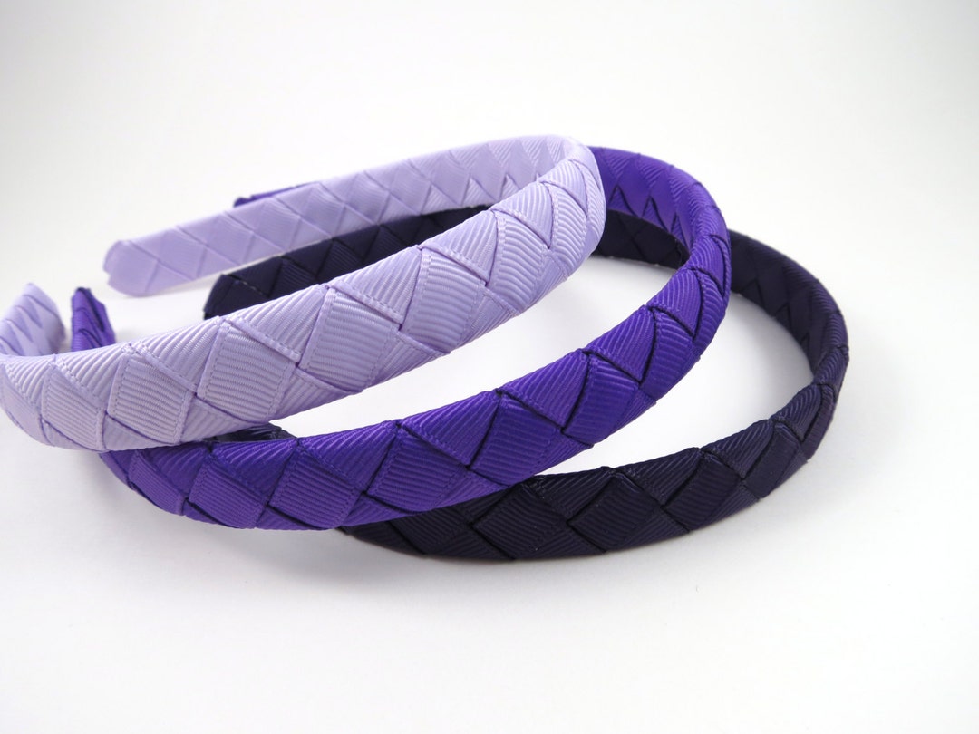 Purple Headband Set, Purple, Lavender & Dark Purple Headbands, Plum ...