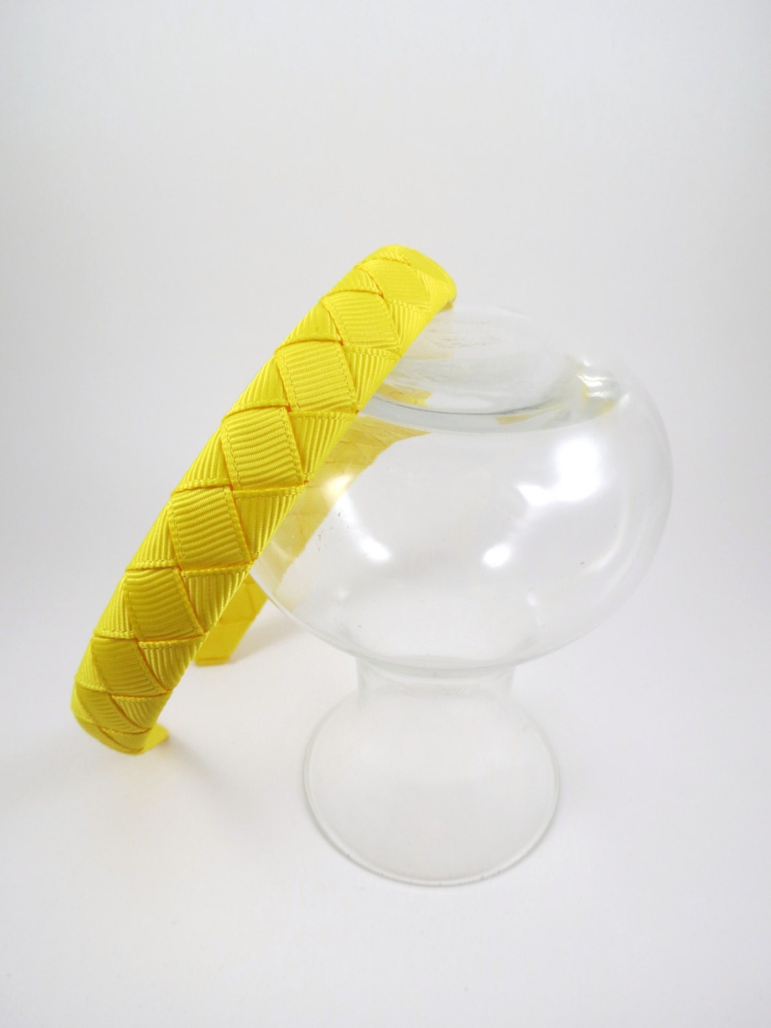 Yellow Headband Yellow Woven Headband Hard Headband Braided | Etsy