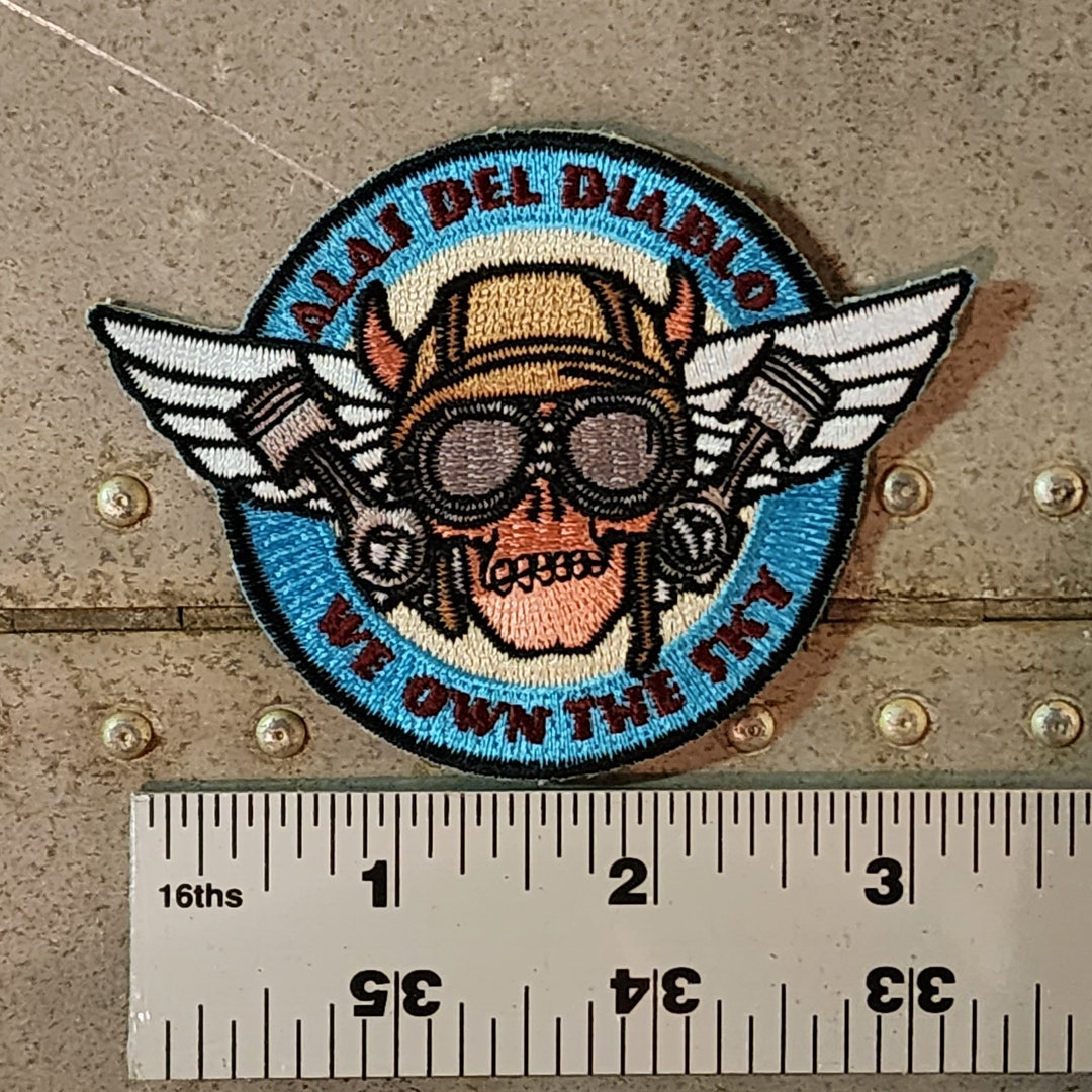 Devil Wings Patch, We Own the Sky Aviation - Etsy