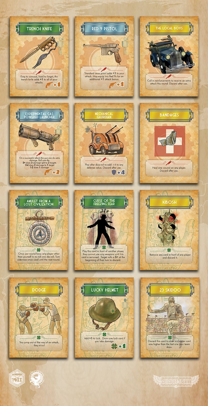 Assault: 19XX Tabletop Game - Etsy
