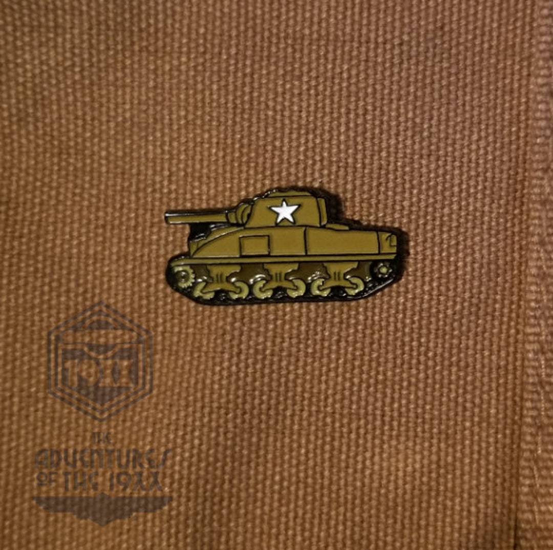 Sherman Tank WWII Pin - Etsy