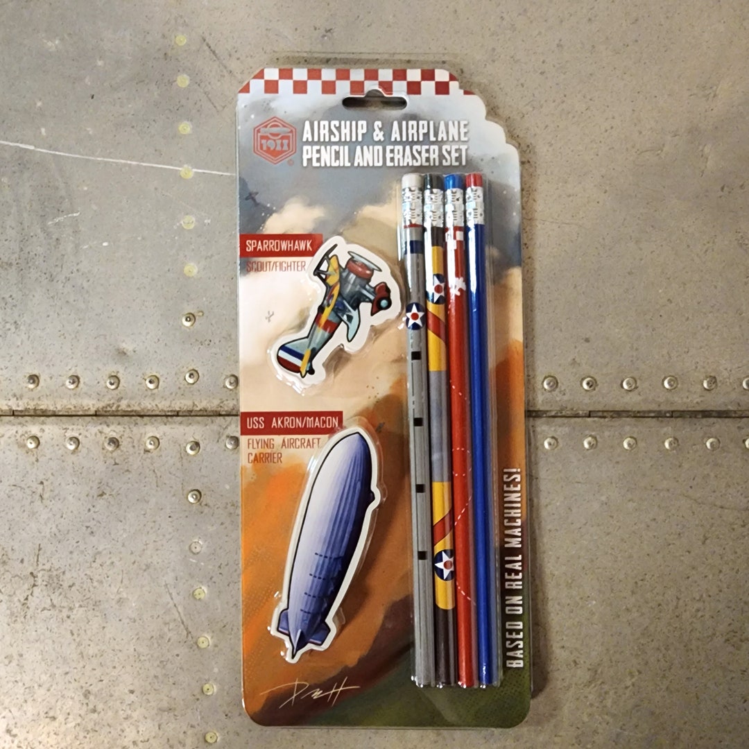 Airship & Airplane Pencil Set - Historically Accurate! - Etsy