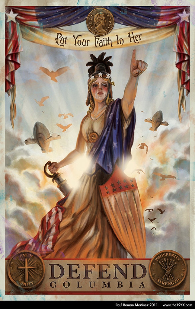 Bioshock Infinite Defend Columbia Art Print | Etsy