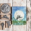 Tall Tree Rubber Stamp From Oldislandstamps - Etsy