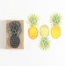 Pineapple Rubber Stamp fruit stamp pineapple stamp rubber | Etsy