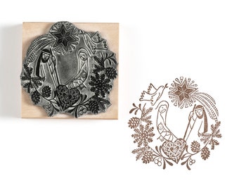 Christmas Nativity Rubber Stamp - Etsy