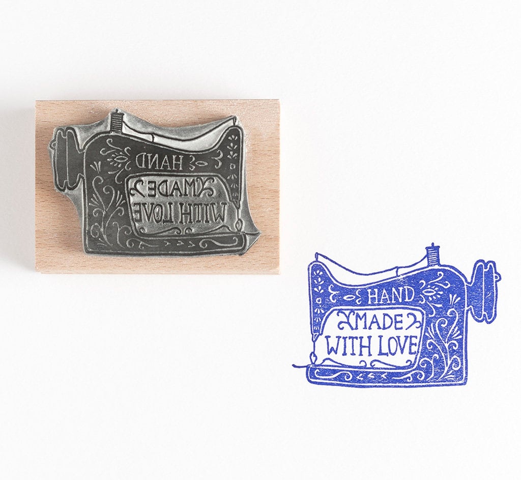 Hand Made Rubber Stamp Sewing Machine Craft Stamp Craft - Etsy