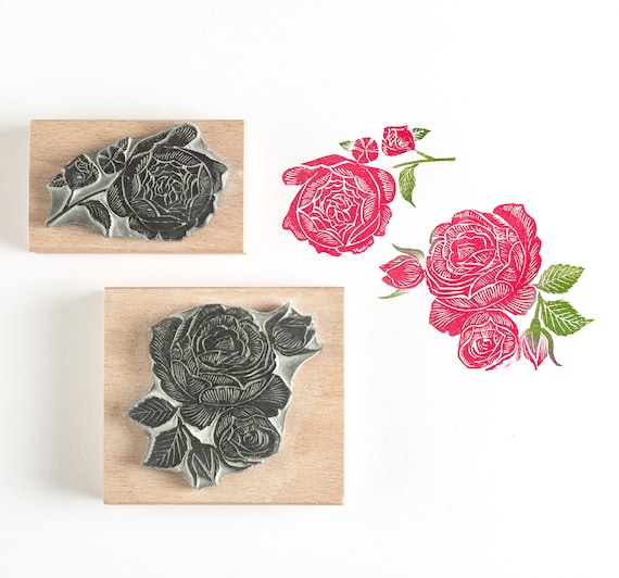 Rubber Stamp Flower Designs