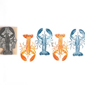 Lobster and Cornish Crab Rubber Stamps, Sea Stamps for Card Making ...