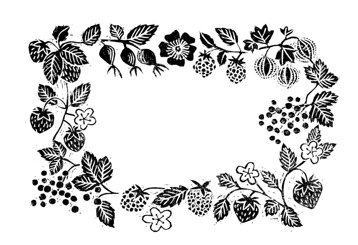 Rubber Stamp for Jam Jar Label Jam Label Stamp Label for Jam - Etsy