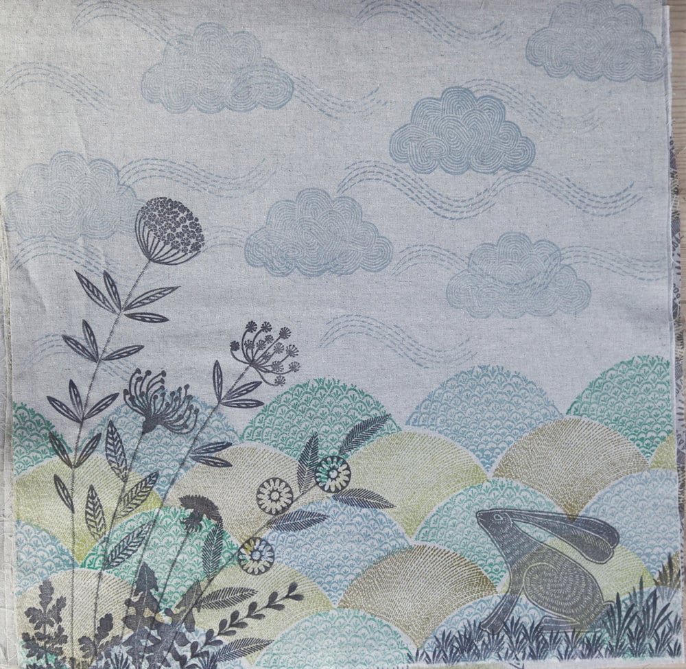 Sitting Hare Rubber Stamp Grass Stamp Craft Stamp | Etsy