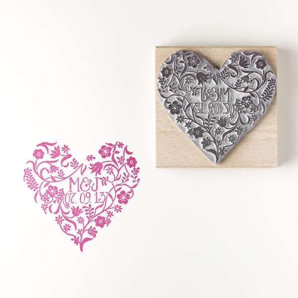 Love Heart Stamp - Etsy