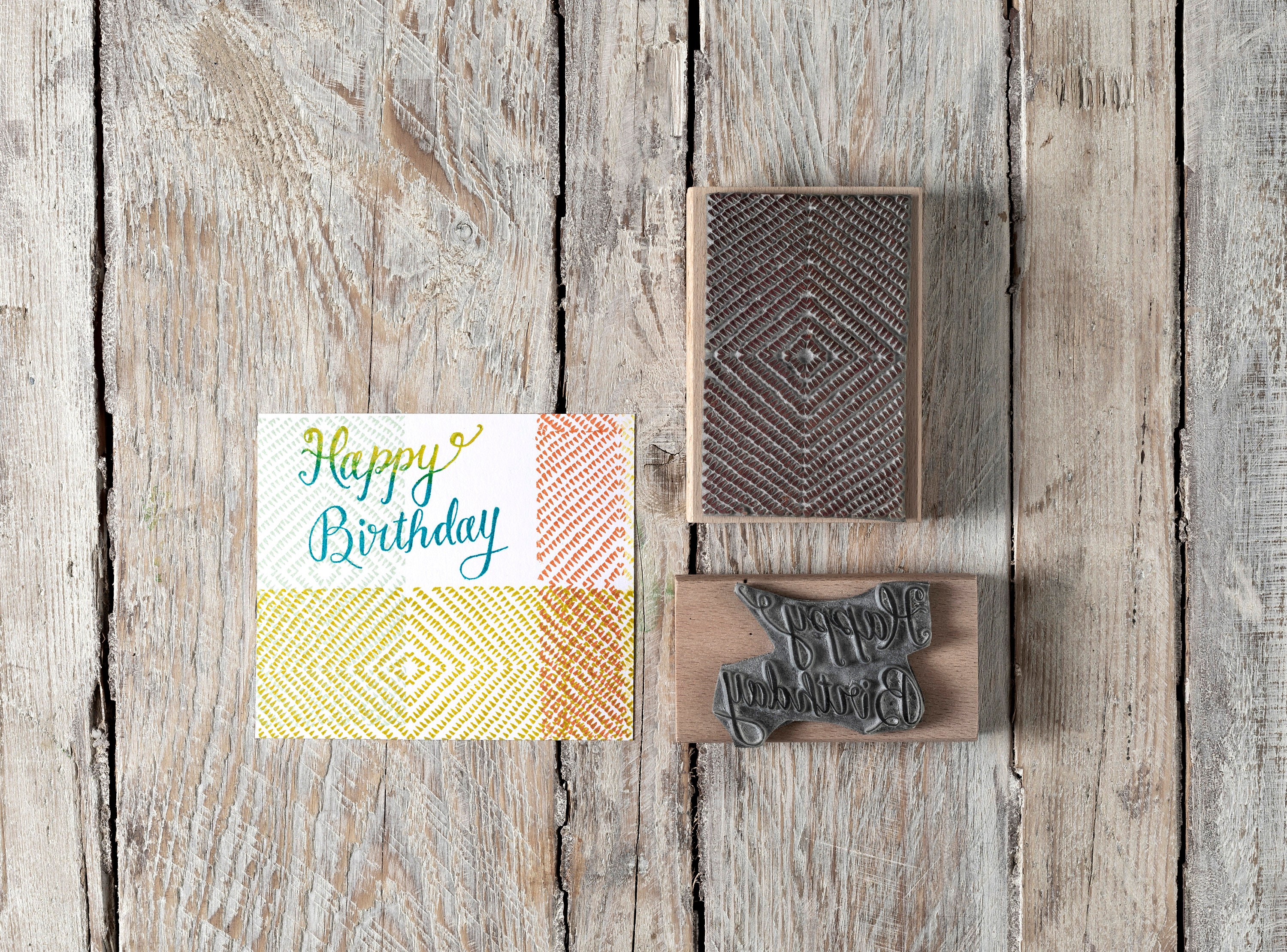 Border and Texture Rubber Stamps for Card Making - Etsy