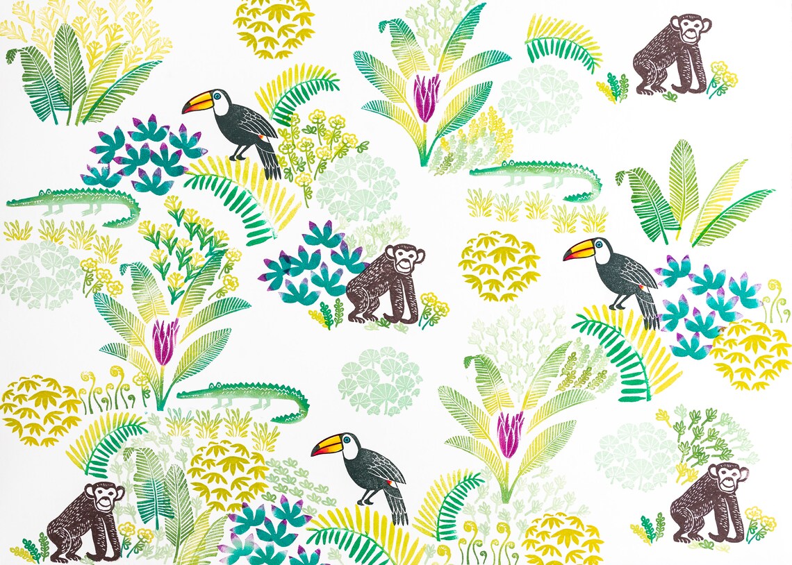 Toucan and Jungle Rubber Stamps - Etsy UK